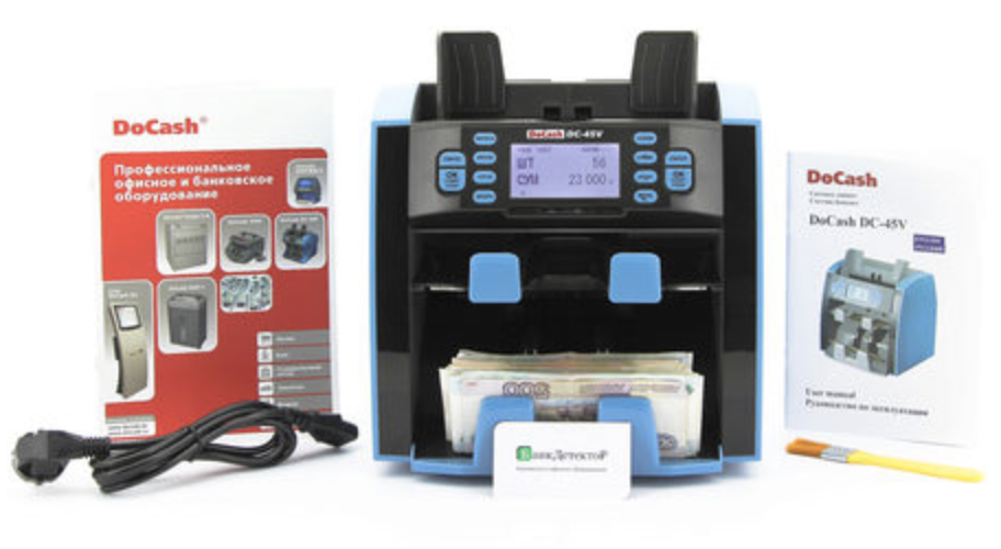 Комплексное техническое обслуживание DoCash DC-45V в Москве | купить дешево в БанкДетектор