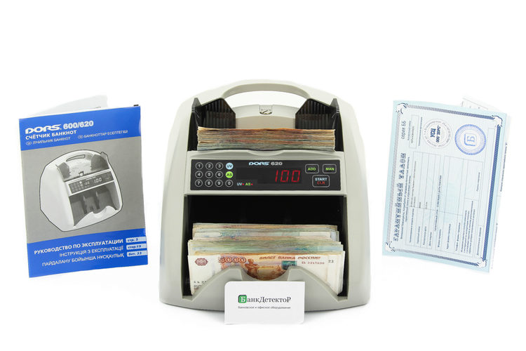 Счетчик банкнот DORS 620 Низкие цены, бесплатная доставка