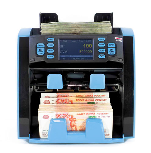 Счетчик-сортировщик банкнот DoCash DC-45V купить в Москве