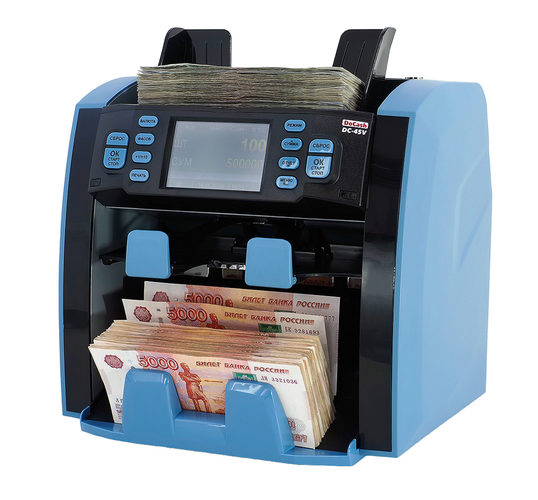 Счетчик-сортировщик банкнот DoCash DC-45V купить в Москве