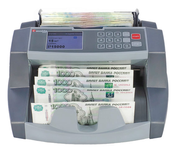Счетчик банкнот Cassida 6650 LCD UV в Москве, купить дешево в БанкДетектор